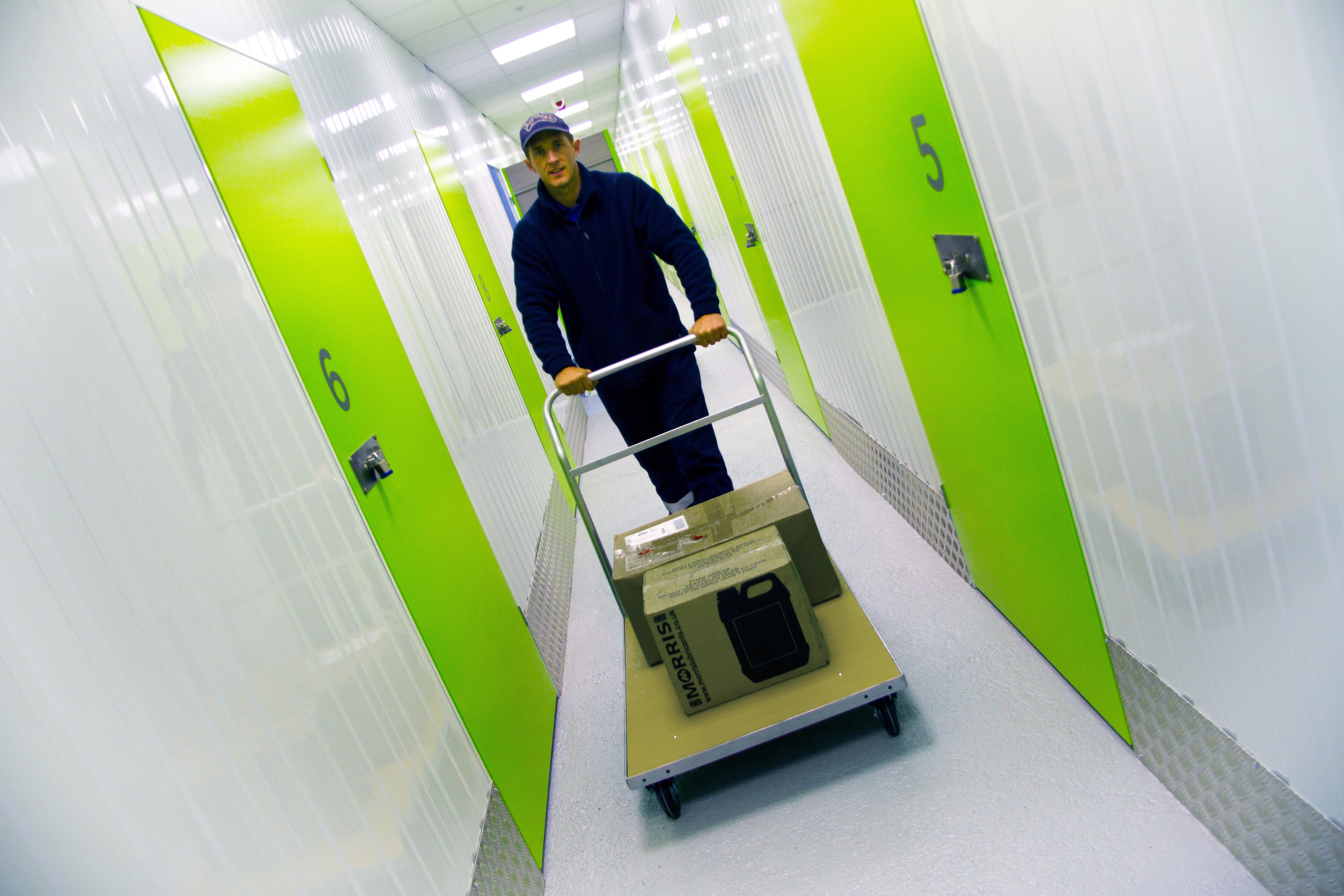 Easy access storage with trollies available - The Craggs Country ...